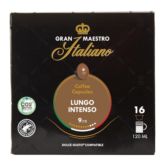 Gran Maestro Italiano - Lungo Intenso - Compatible Cápsulas para Dolce Gusto® - Café a domicilio